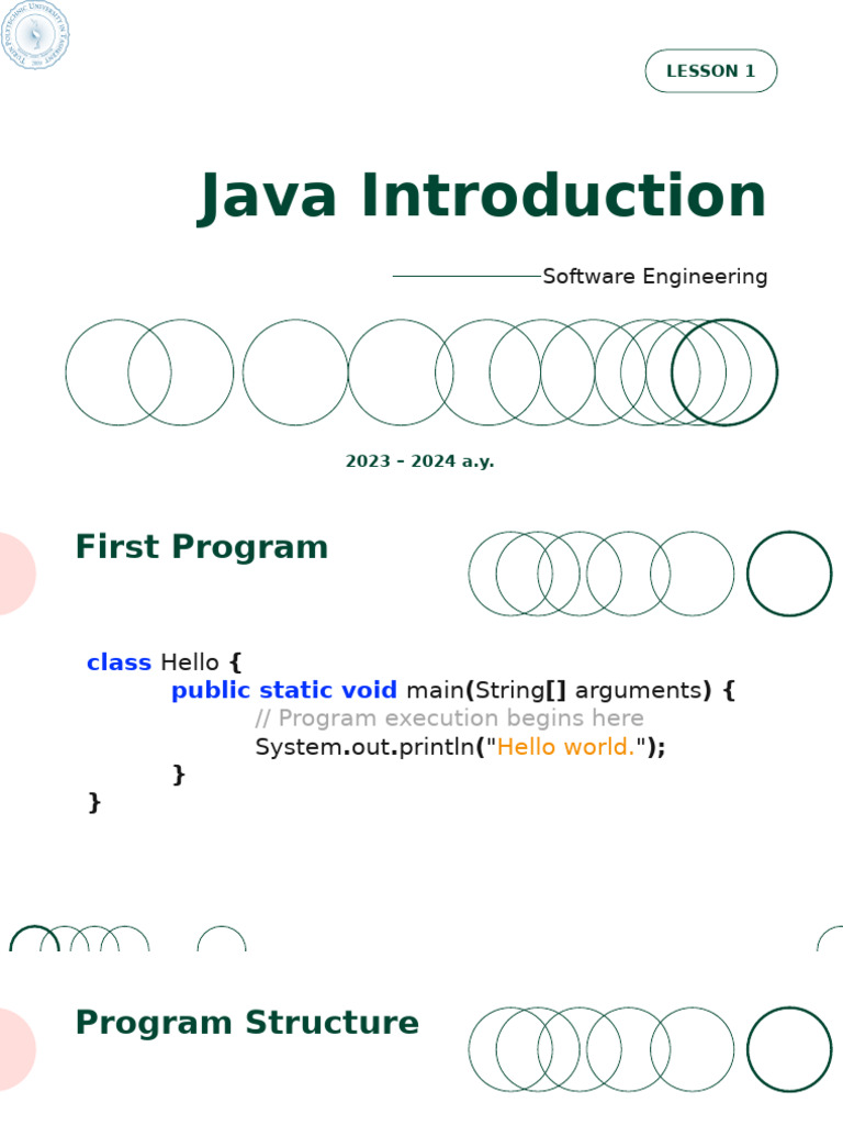 Java Programming Basics for Beginners | PDF | Parameter (Computer ...