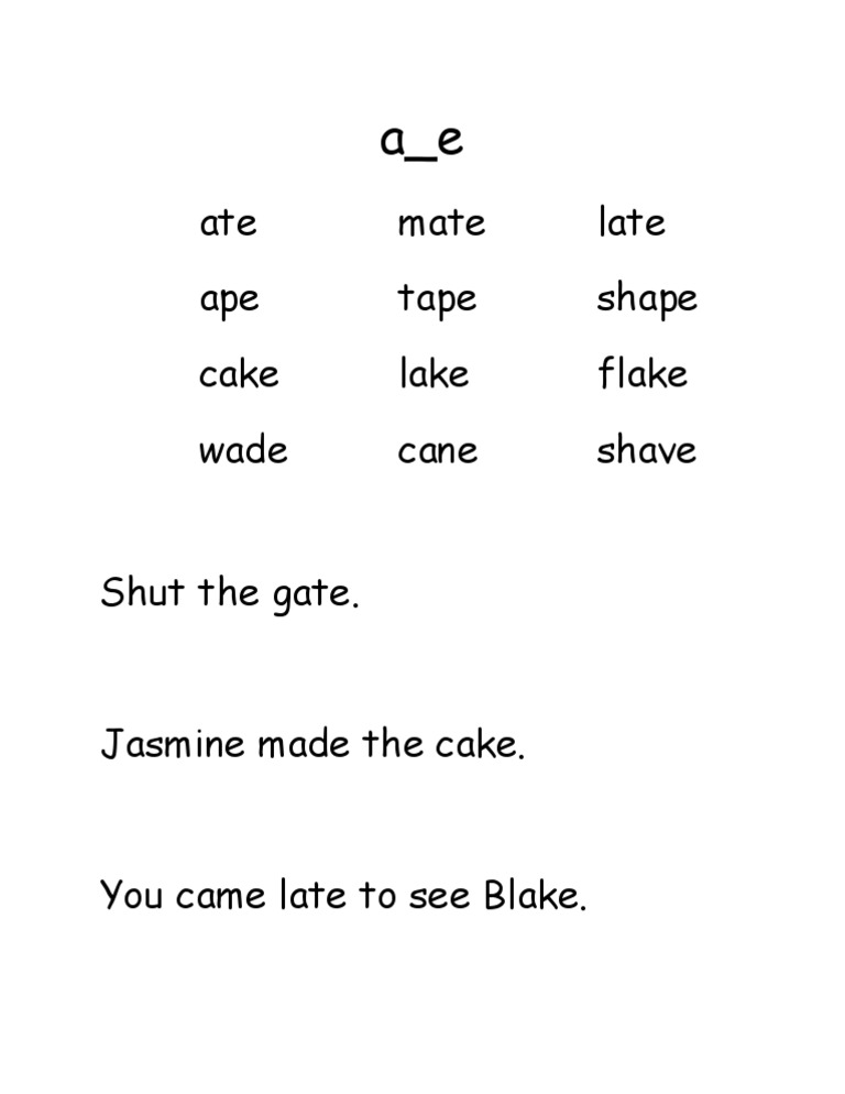 Fun Rhymes and Cake Making | PDF