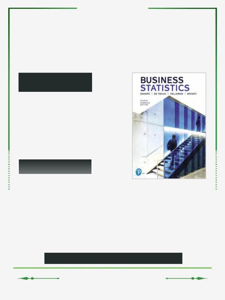 Business Statistics, Canadian Edition Norean Sharpe eBook ready-for ...