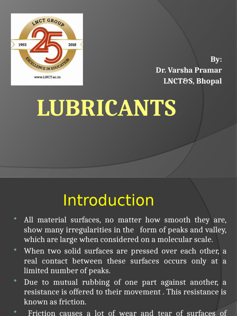 Understanding Lubricants and Their Functions | PDF | Lubricant | Friction