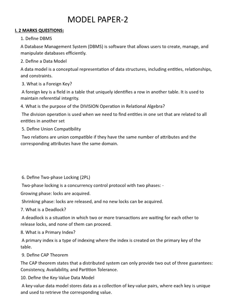 DBMS Concepts and Operations Explained | PDF | Databases | Database Index