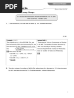 Successive Percentage Change Methods | PDF | Percentage | Ratio