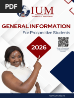 IUM Distance Learning Programs 2025 | PDF | Academic Degree ...