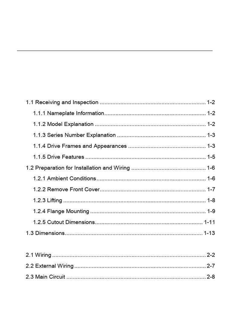 AC Motor Drive Installation Guide | PDF | Mains Electricity ...