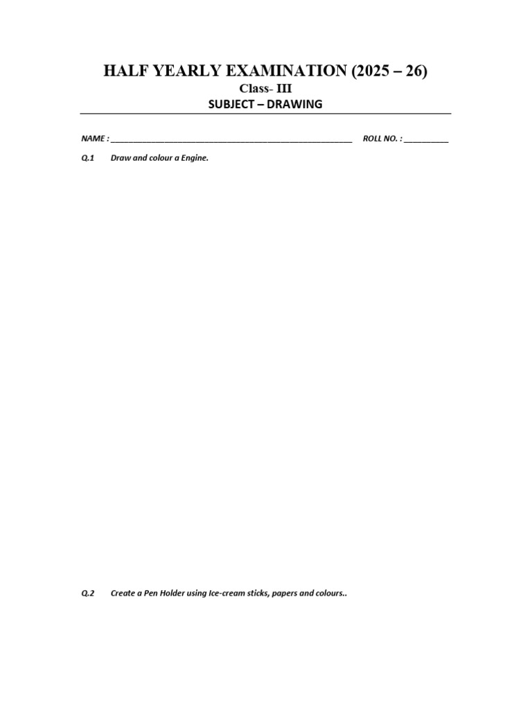 III - Drawing | PDF