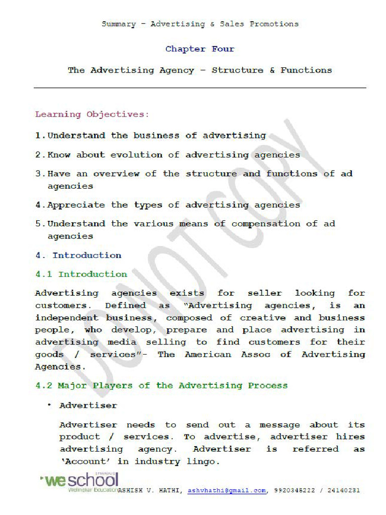 Advertising Agency | PDF