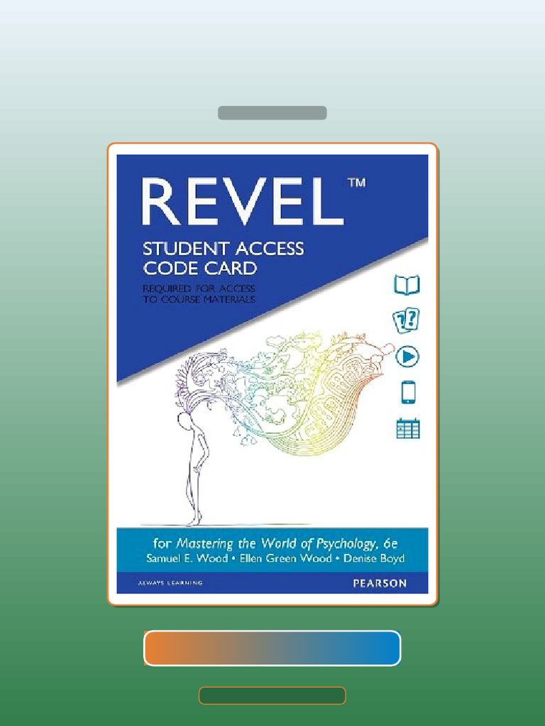 Test Bank for Mastering the World of Psychology 6th EditionEllen Green ...