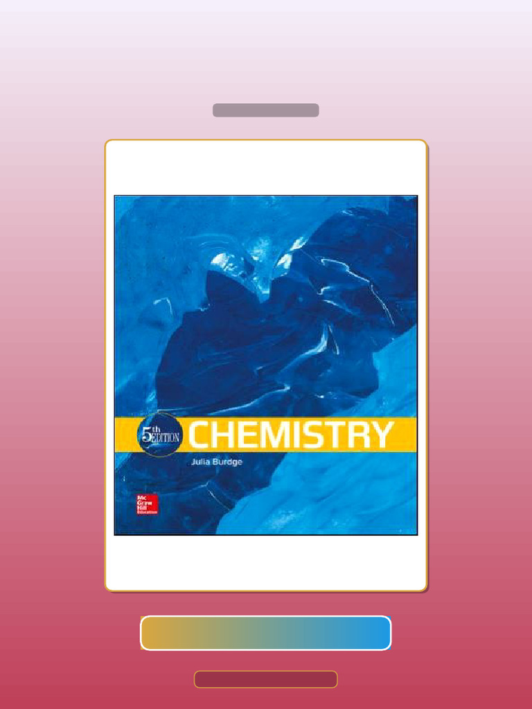 Test Bank for Chemistry 5th Edition Julia Burdge | PDF | Science | Thesis