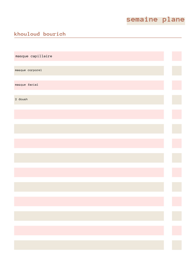 Simple and Clean to Do List Planner | PDF