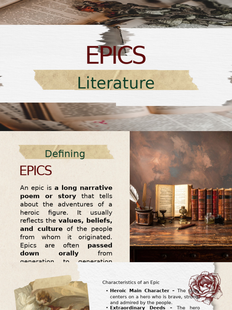 Epics | PDF | Epic Poetry | Hero