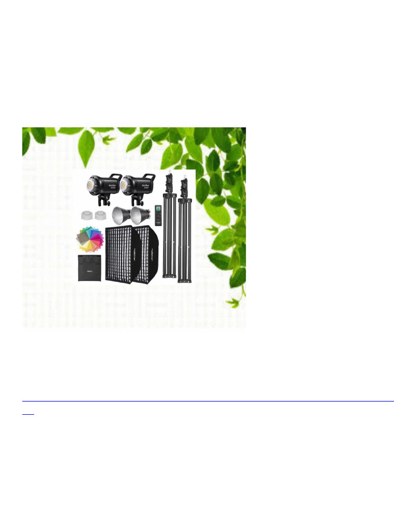0752 Godox SL60II-D LED Video Light Kit 2Pack Continuous Light Set ...