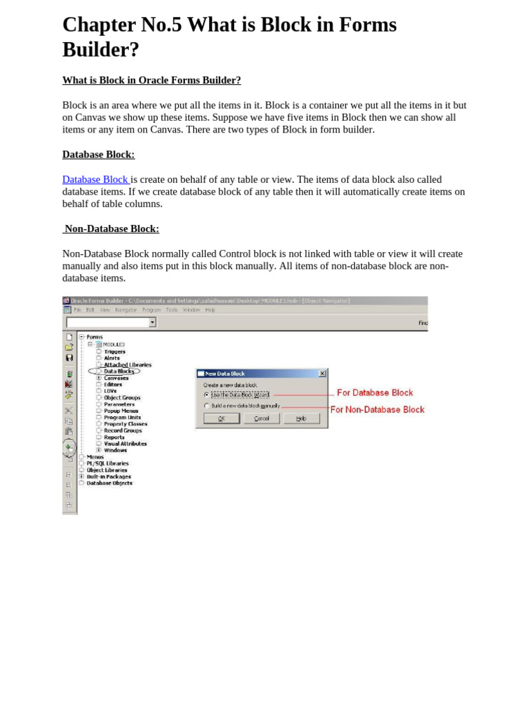 ORACLE FORM (Tutorial1) | PDF | Databases | Table (Database)