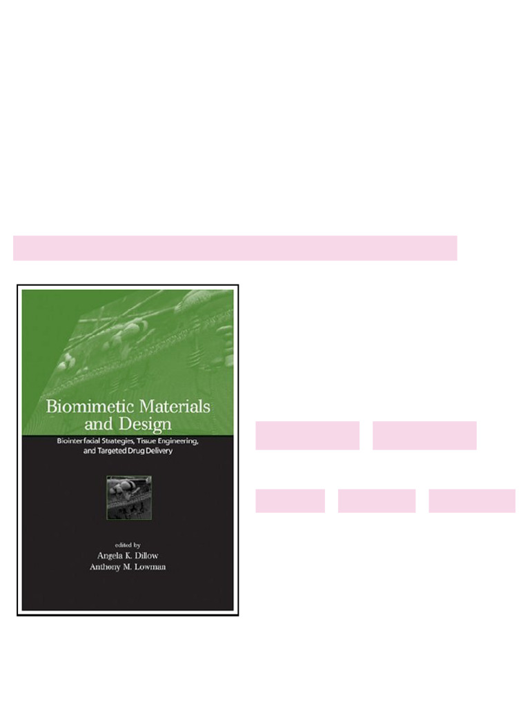 (Ebook) Biomimetic Materials And Design: Biointerfacial Strategies ...