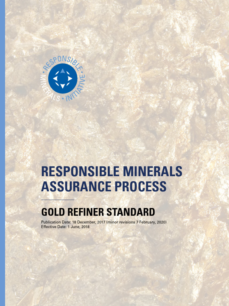 Responsible Minerals Assurance Process_Standard_Au_EN | PDF | Audit ...