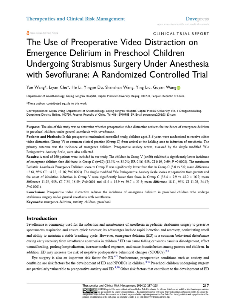 a | PDF | Anesthesia | Student's T Test