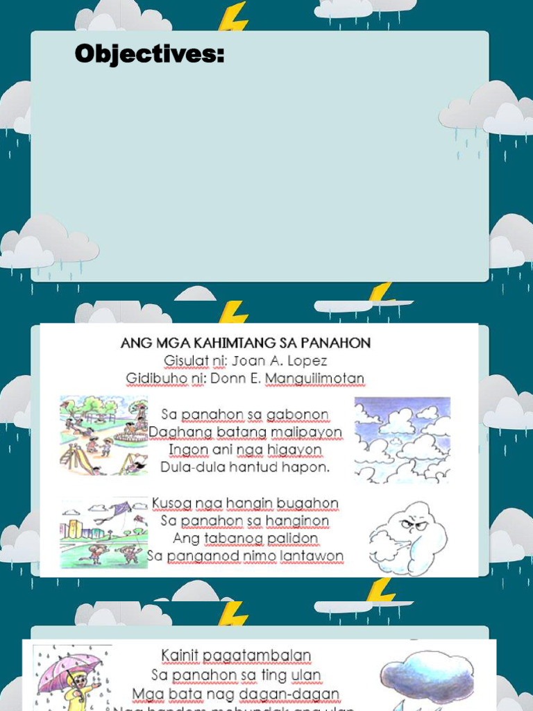 Mga Nagka Lain-Laing Kahimtang Sa Panahon | PDF