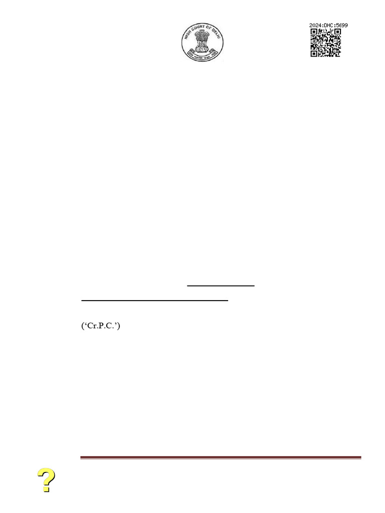 CRL.M.C. 792-2021 | PDF | Mediation | Justice