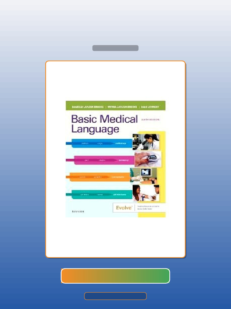 Test Bank for Basic Medical Language 6th Edition by Brooks | PDF ...