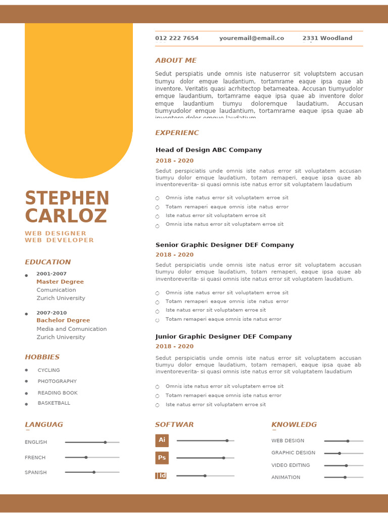Resume 3 | PDF