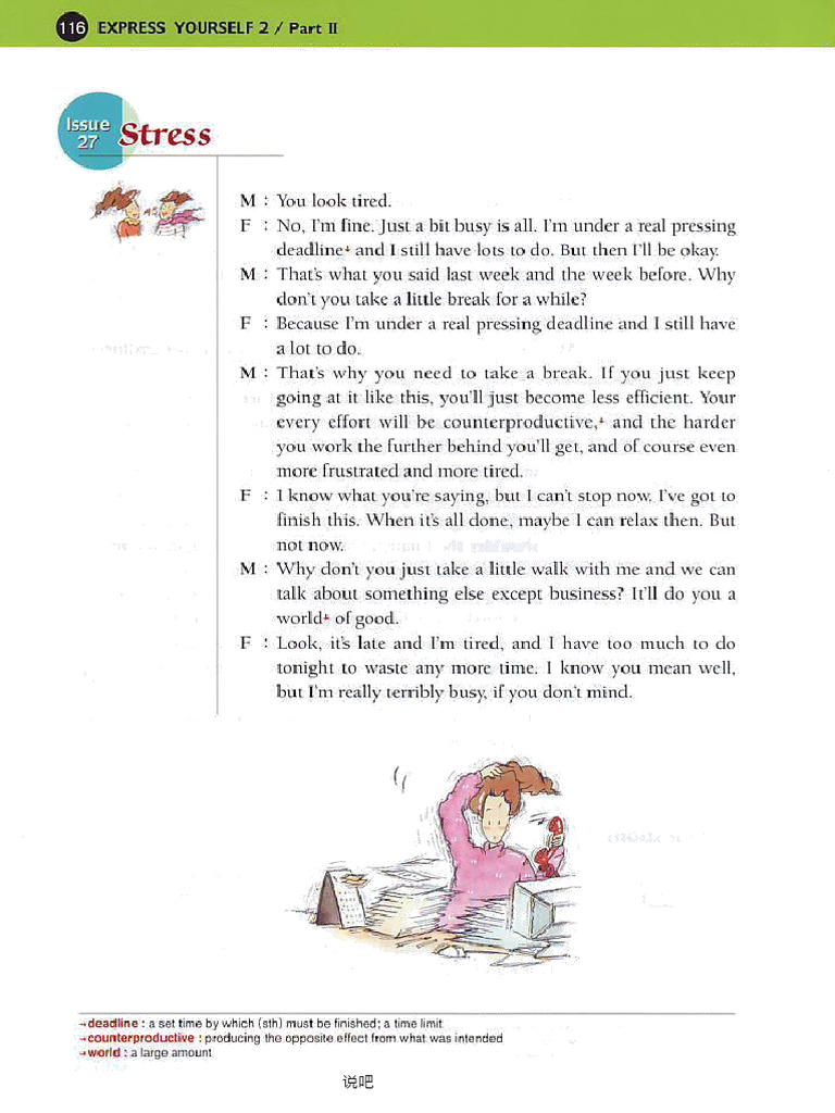 Express Yourself 2 Issue 27 Stress - Part 2 | PDF