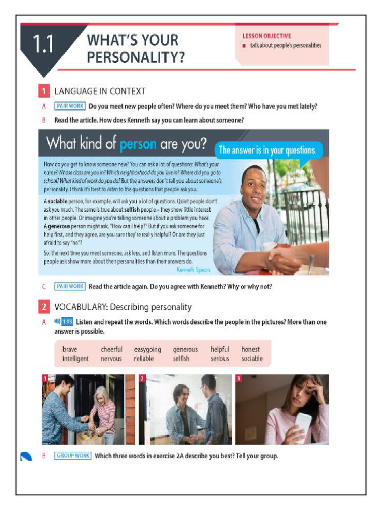 Unit 1- Lesson1 | PDF