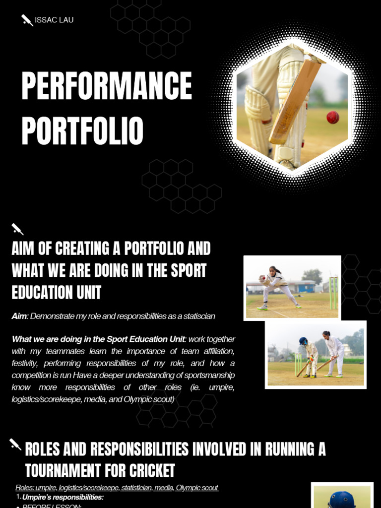 Performance Portfolio | PDF