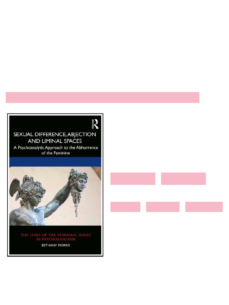 Sexual Difference Abjection And Liminal Spaces A Psychoanalytic ...