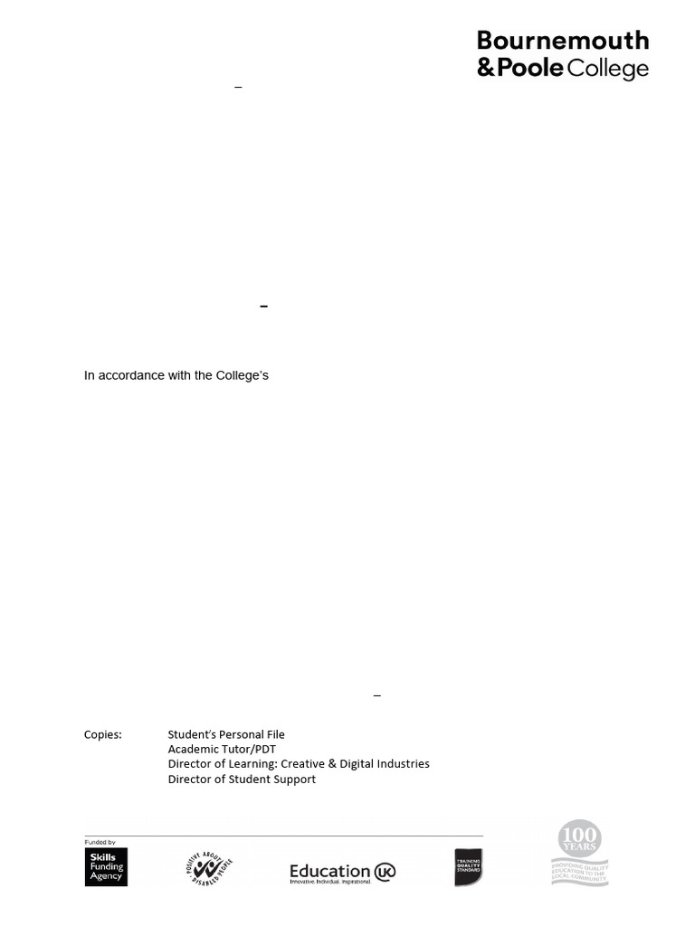 Stage 3 Outcome Letter - Final Written Warning EL | PDF