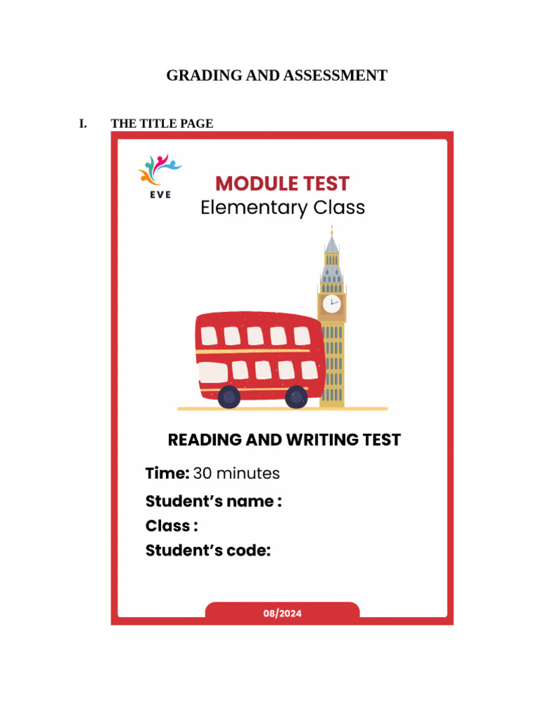 A1-A2 Grading and Assessment Guide | PDF
