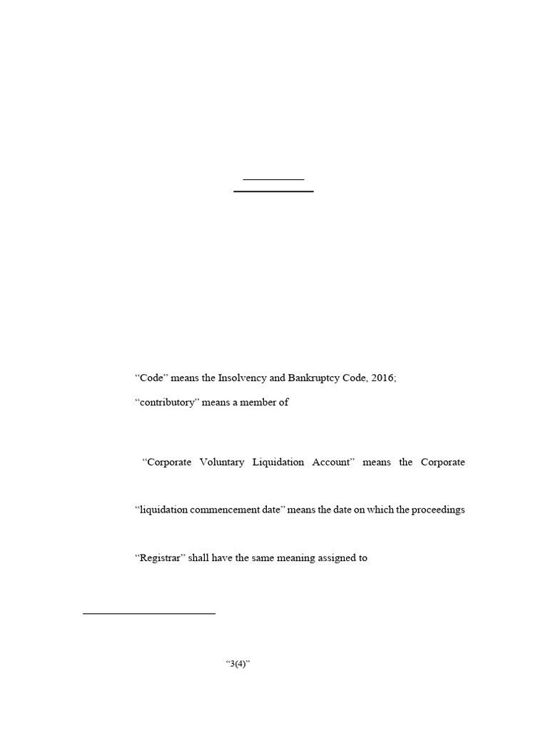 IBBI Voluntary Liquidation Regulations | PDF | Liquidation | Insolvency