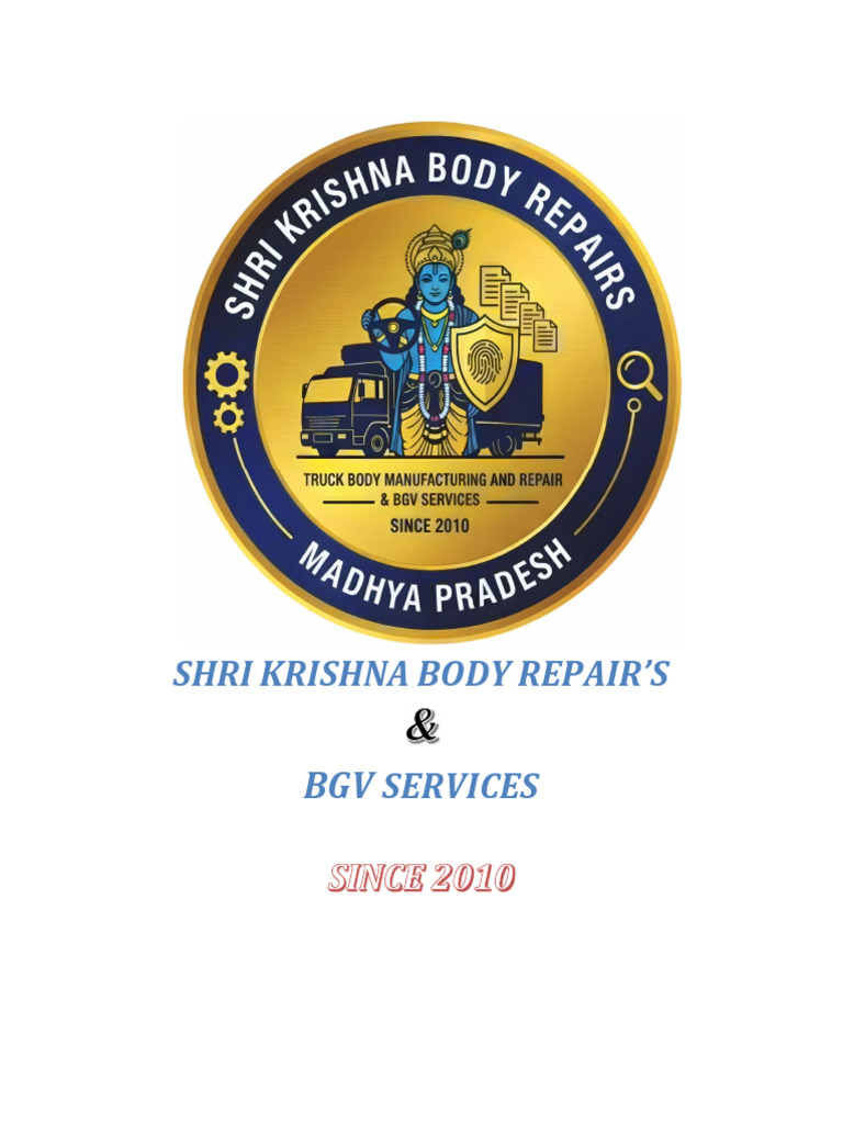 Shri Krishna Body Repairs BGV Services-2 | PDF | Verification And ...