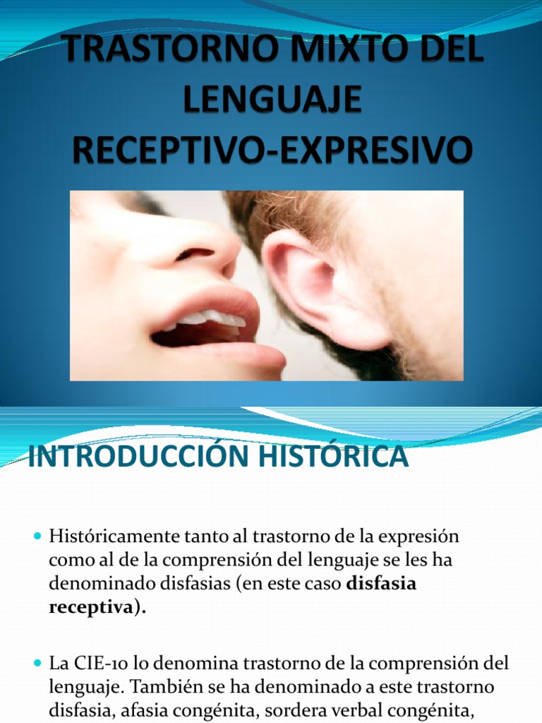 Trastorno Mixto del Lenguaje: Causas y Diagnóstico | PDF | Afasia ...
