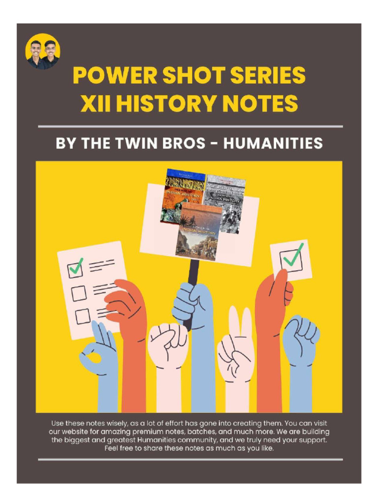 History Power Shot Class Xii | PDF | Ashoka | Coins