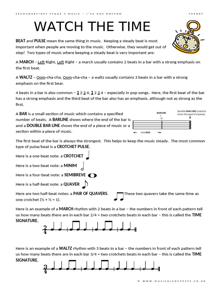 RHYTHMTHEORYyr7t2a (4) | PDF | Rhythm | Rhythm And Meter