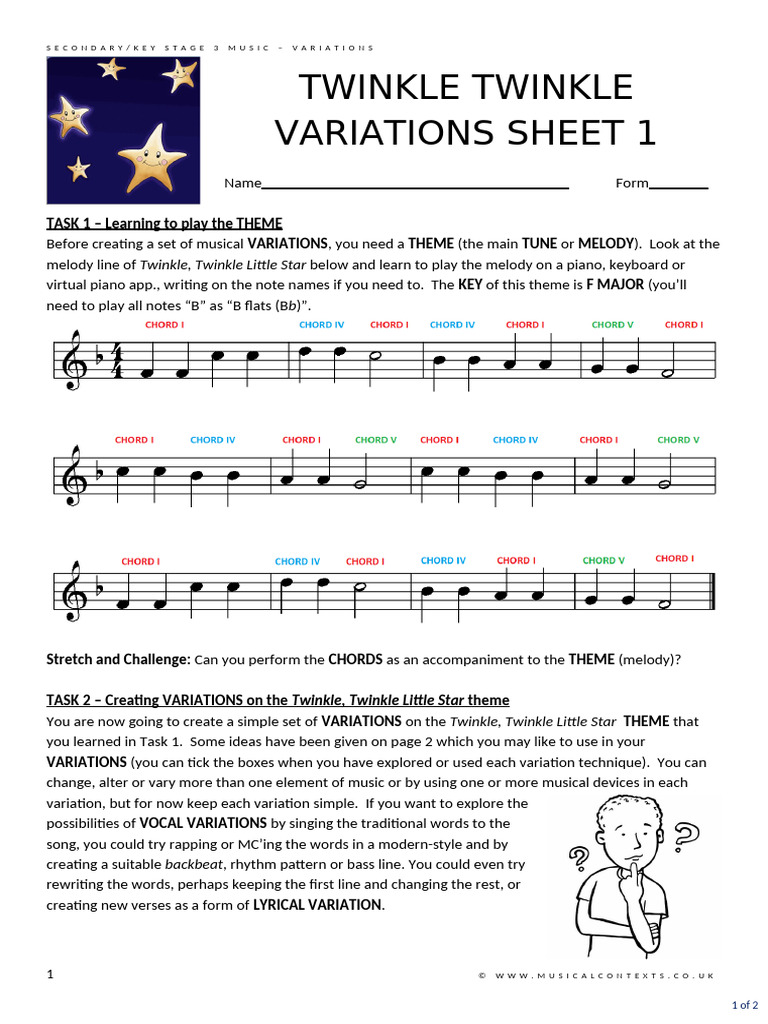 Variations 3 | PDF | Variation (Music) | Musicology