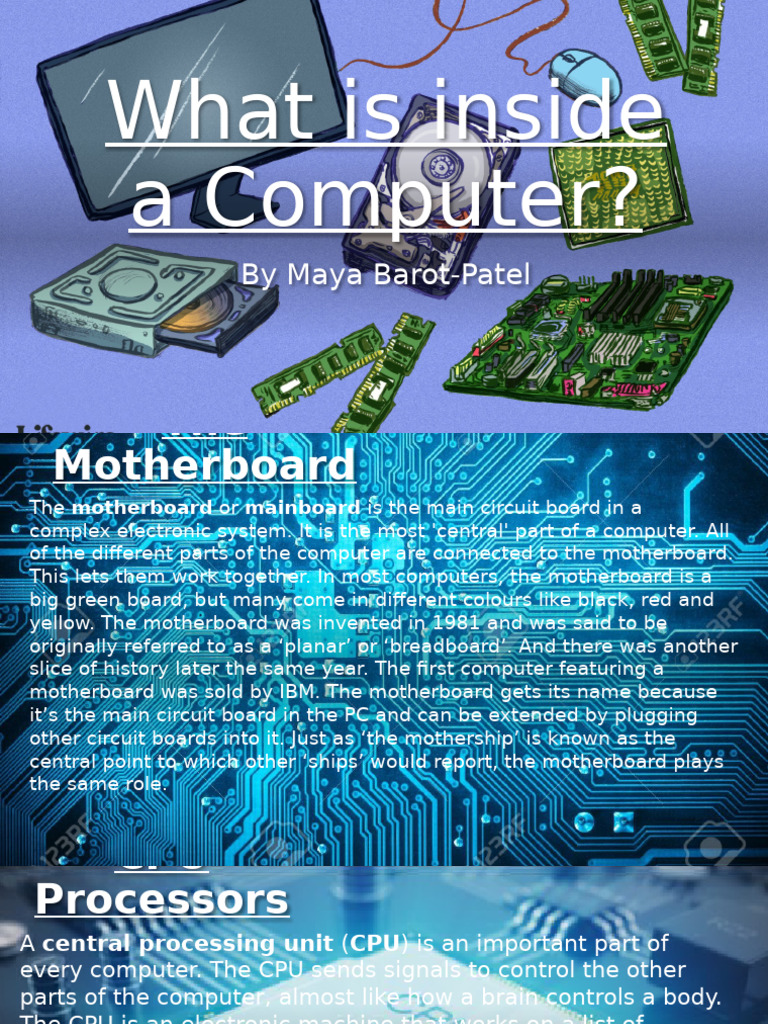 what is inside a computer copy | PDF | Random Access Memory | Computer ...