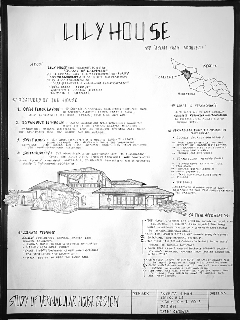 Study of Vernacular House Design (1) | PDF