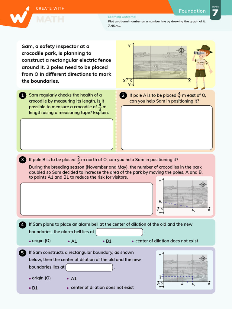Grade 7 Math: Rational Numbers & Geometry | PDF