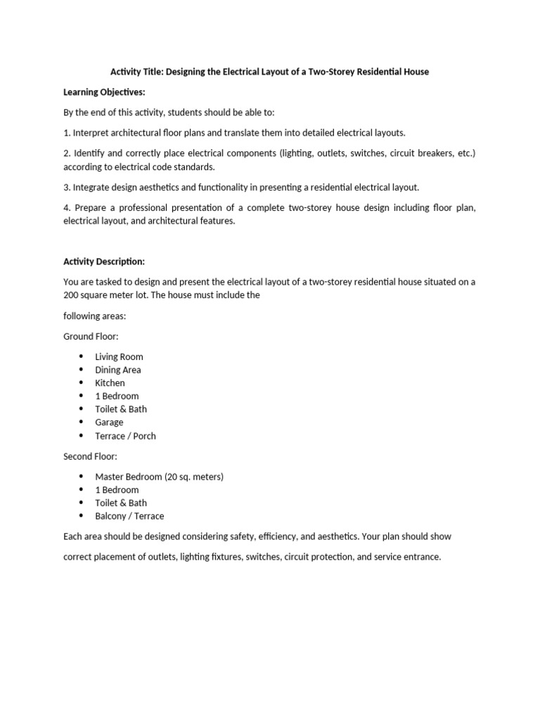 FINAL REQUIREMENT FOR ENGINEERING UTILITIES BASIC ELECTRICAL ...