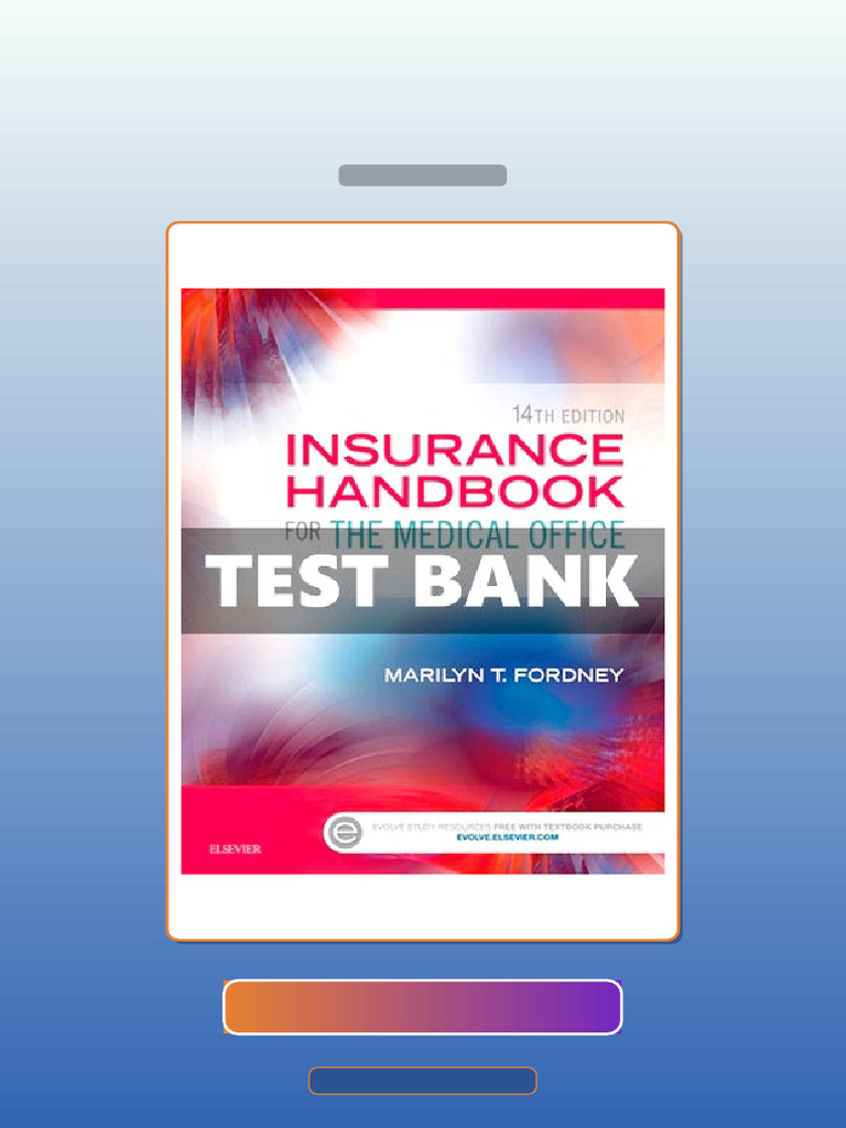 Test Bank for Insurance Handbook for the Medical Office 14th Edition ...