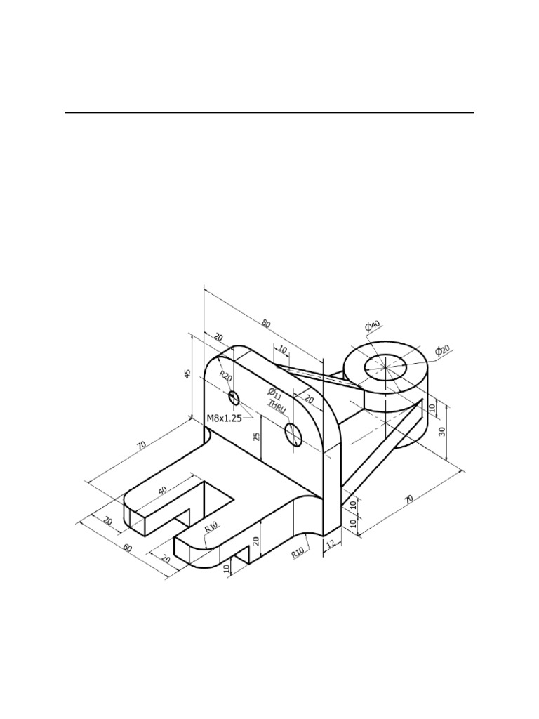 Aerospace Engineering Drawing Assignment | PDF