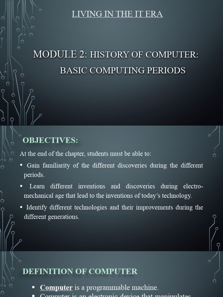 ICT-History/Introduction | PDF | Office Equipment | Computing
