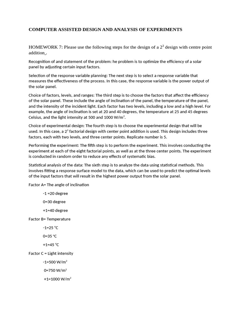 2022900035 | PDF | Experiment | Design Of Experiments
