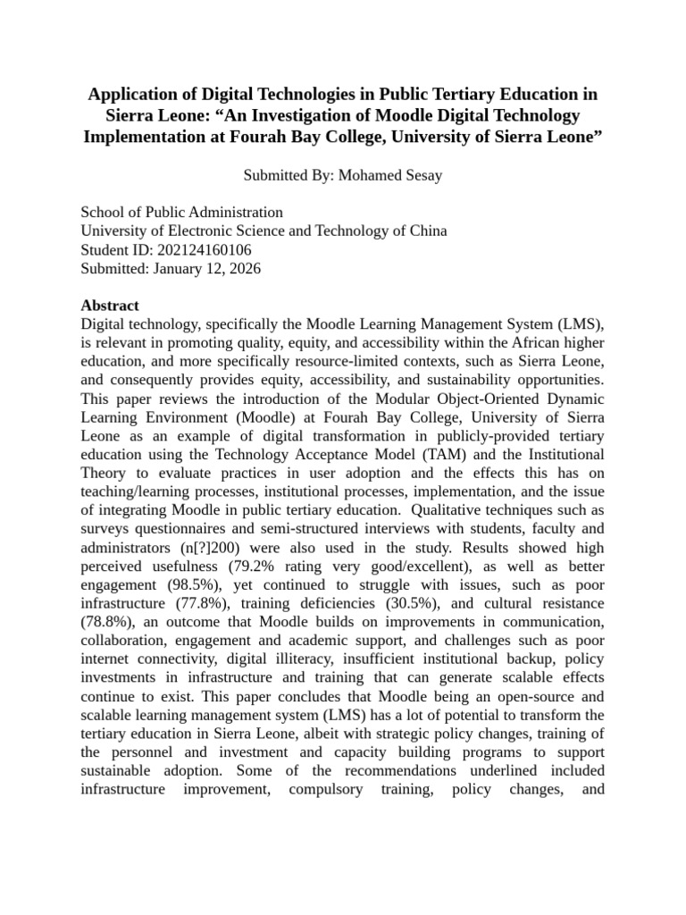 Government and Media Paper Title: “The Changing Role of Media in Public ...