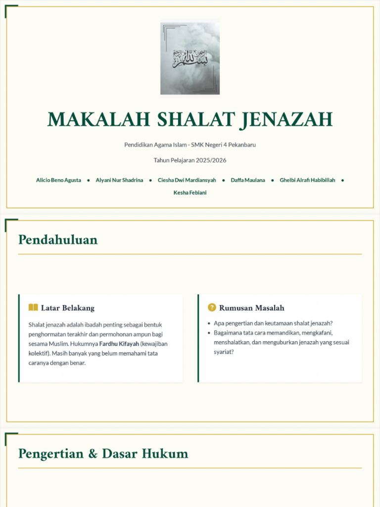 Makalah Shalat Jenazah | PDF