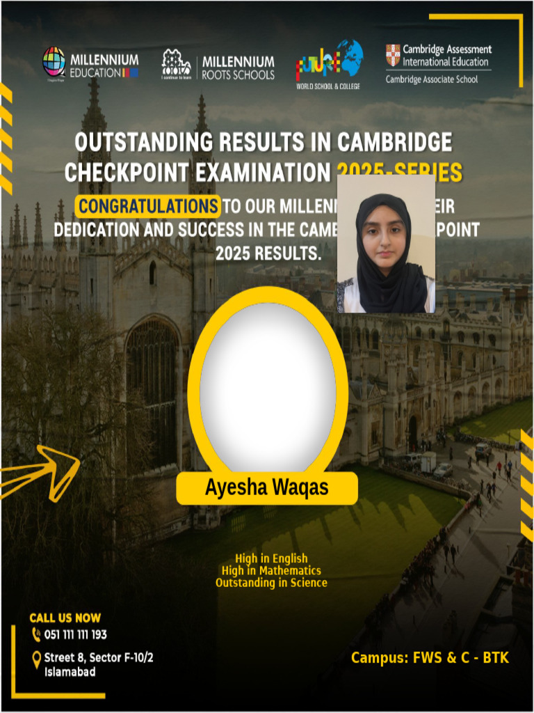 Cambridge Checkpoint Results 2025 | PDF