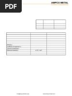 Ampco 45: Technical Data Sheet | PDF | Strength Of Materials | Hardness