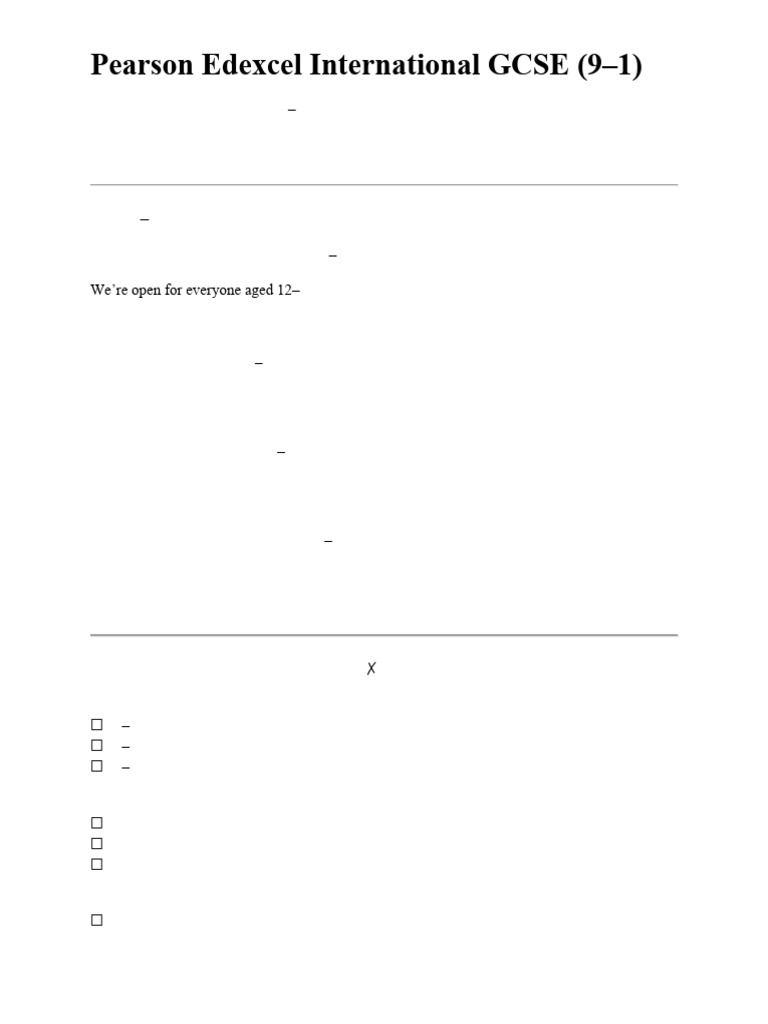 Edexcel IGCSE ESL Unit 1 Reading Paper | PDF