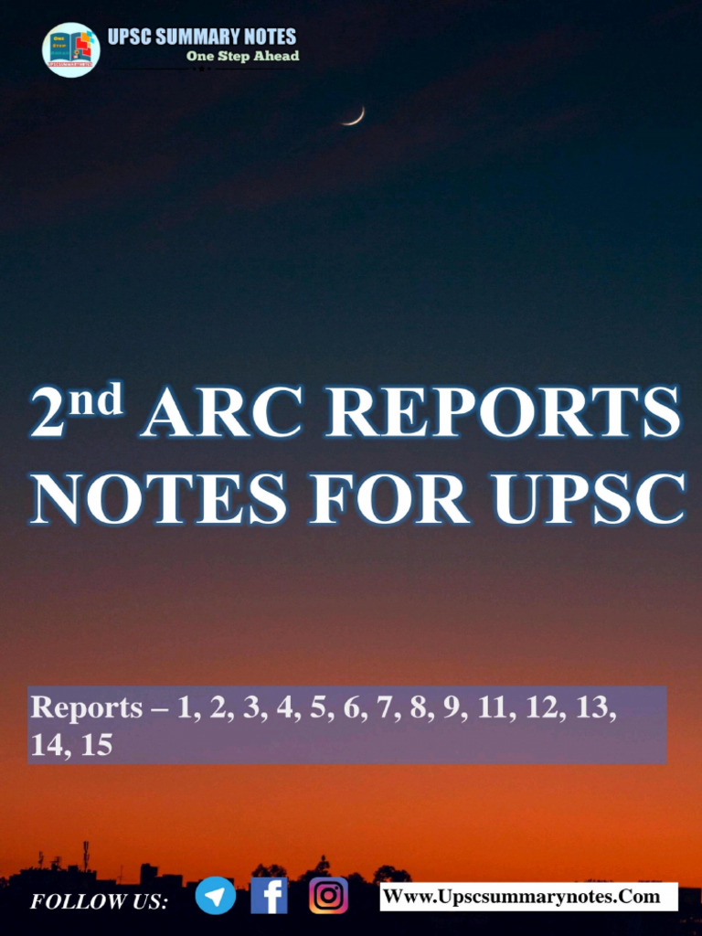 2nd ARC Report Notes | PDF