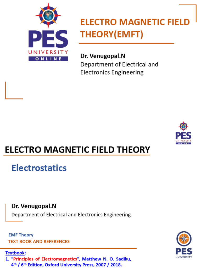 Electrostatic Field Theory Overview | PDF | Electric Field ...